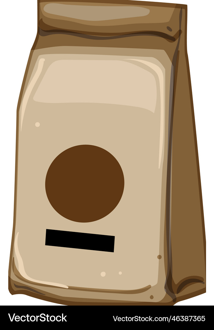 Espresso coffee packaging cartoon Royalty Free Vector Image
