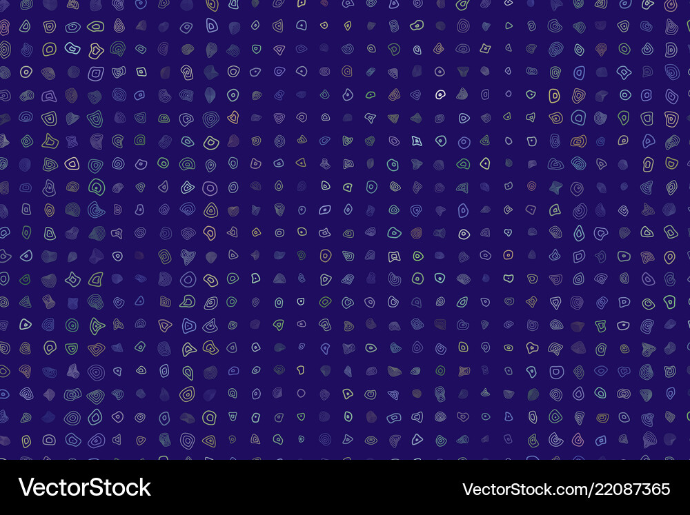 Geometric Conceptual Background Rounded Shapes Vector Image
