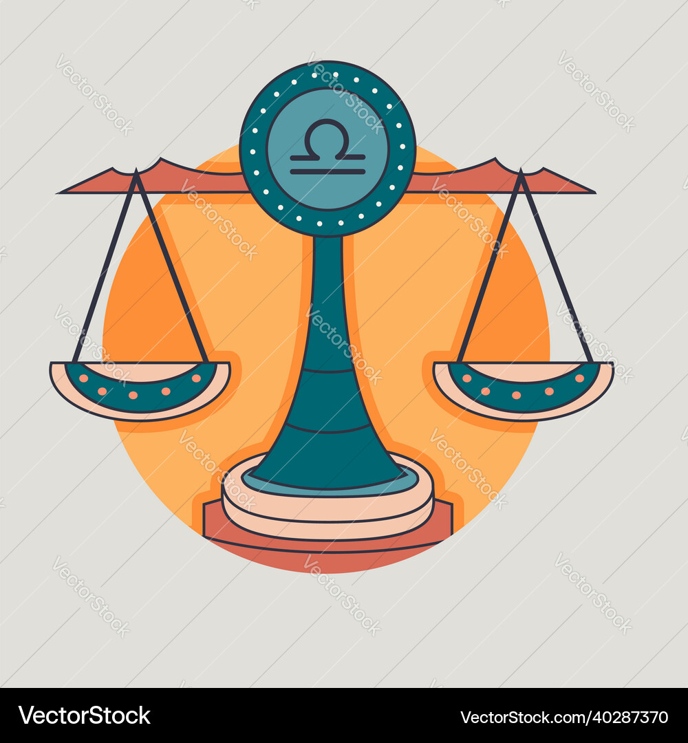 Cartoon zodiac sign flat design Royalty Free Vector Image