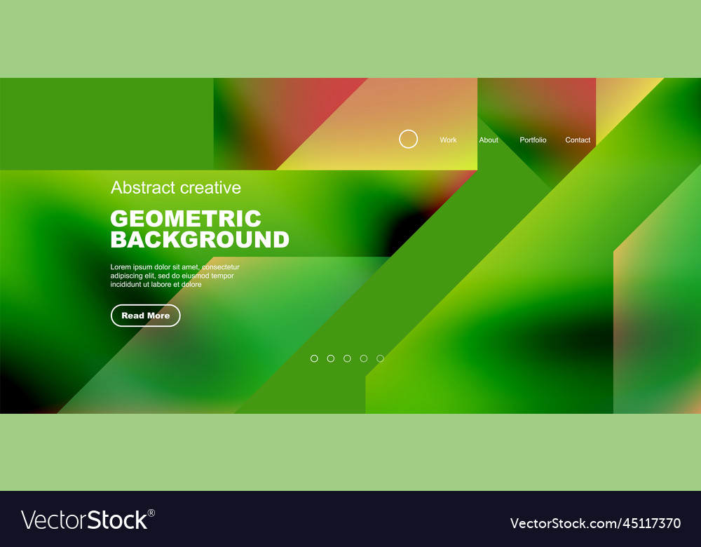Fluid gradient geometric triangles abstract Vector Image
