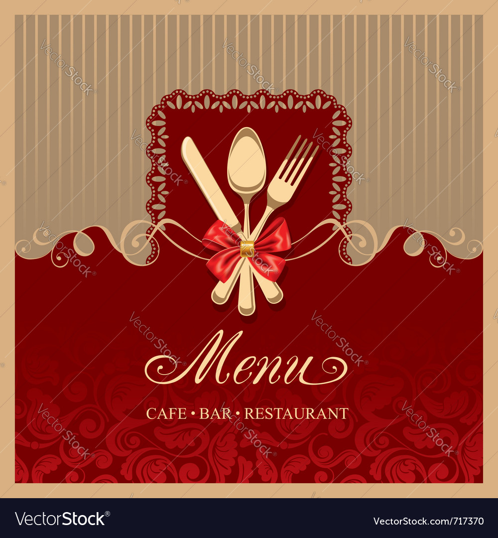 Menu Royalty Free Vector Image - VectorStock