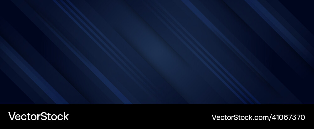 Modern abstract dark navy blue banner background Vector Image