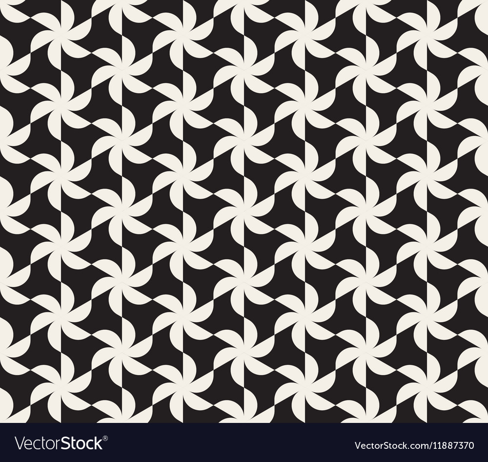 Seamless triangular lattice pattern Royalty Free Vector