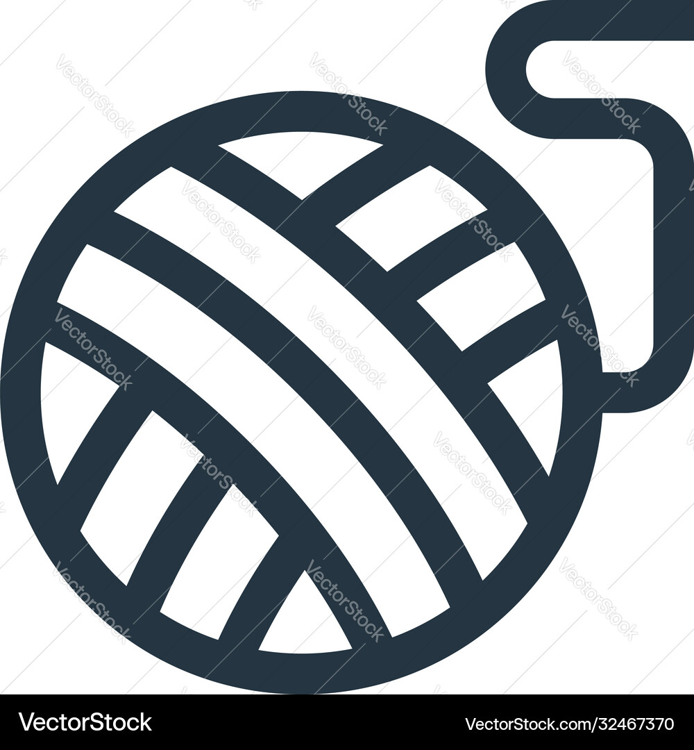 Yarn Ball Icon Yarn Ball Icon Design Royalty Free Vector Image