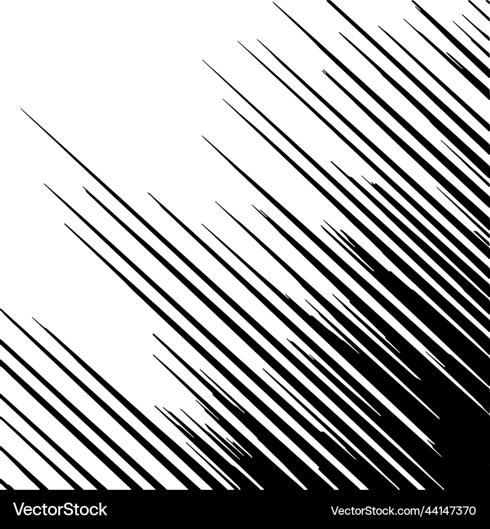 Zoom line effect cartoon scattered lines high Vector Image