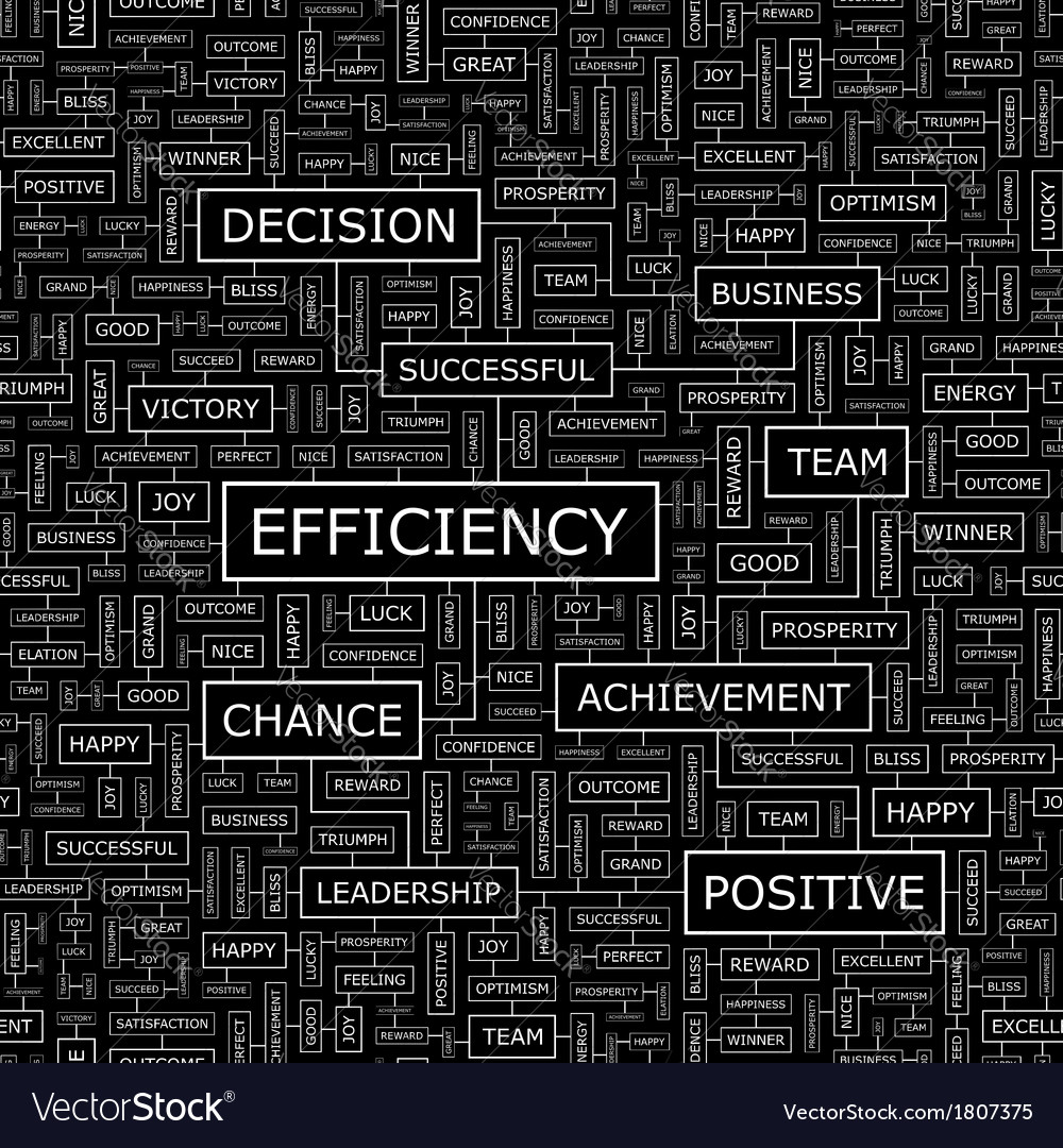 Efficiency Royalty Free Vector Image - VectorStock