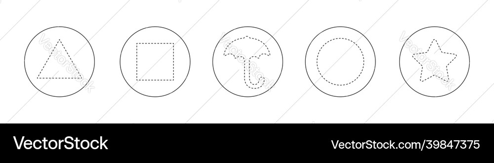 Outline dalgona sugar honeycombs sponge candies Vector Image
