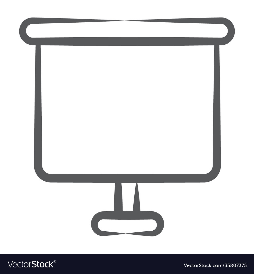 Projector screen Royalty Free Vector Image - VectorStock