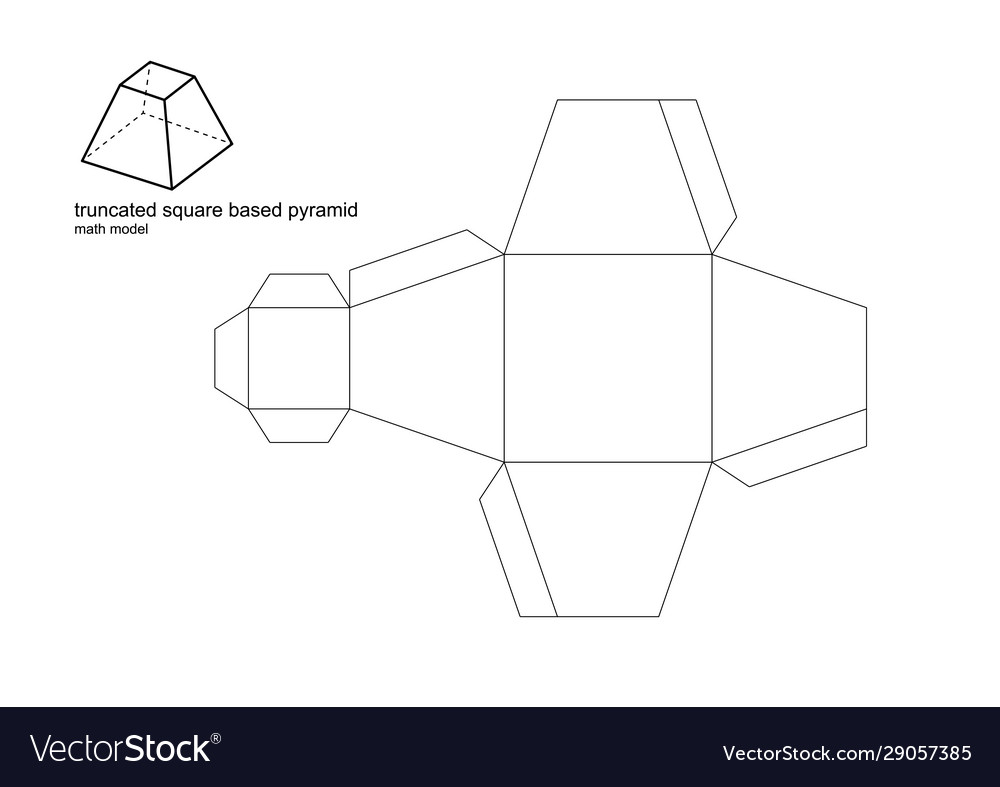 3d model maths shapes patterns print perfectly Vector Image