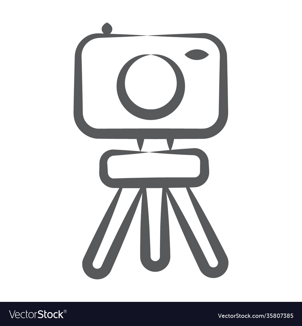 Tripod Royalty Free Vector Image - VectorStock