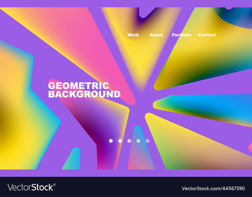 Shards shape composition abstract background web Vector Image