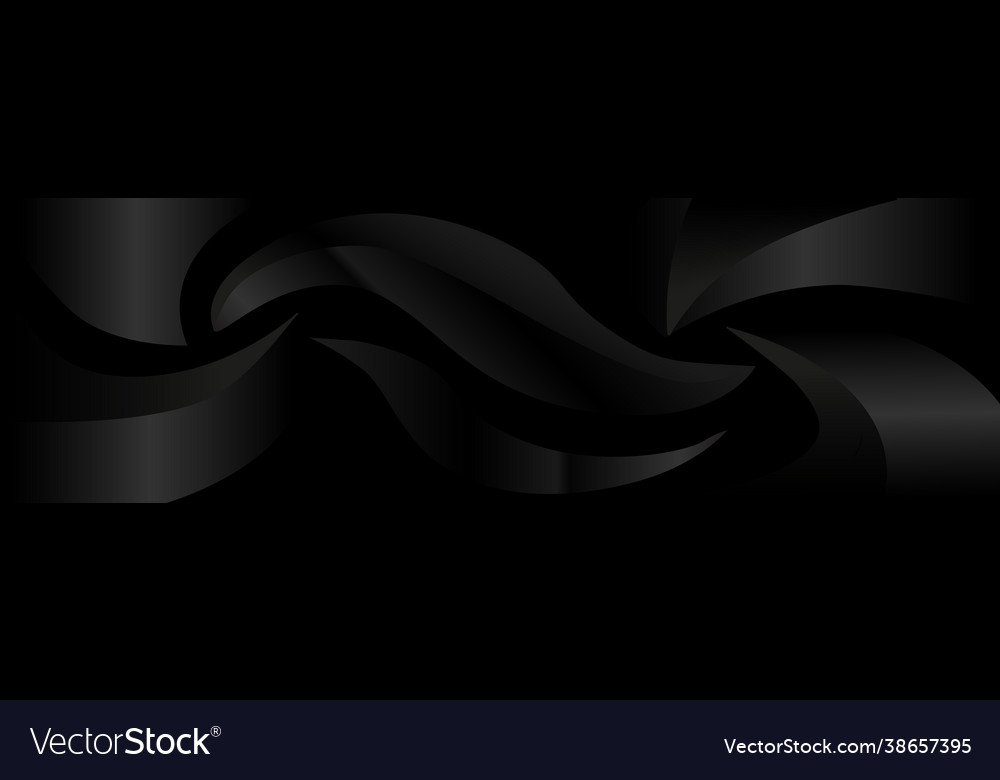 Abstract black background with gradient patterns Vector Image
