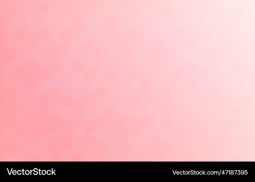 Abstract pattern of geometric shapes hexagon light