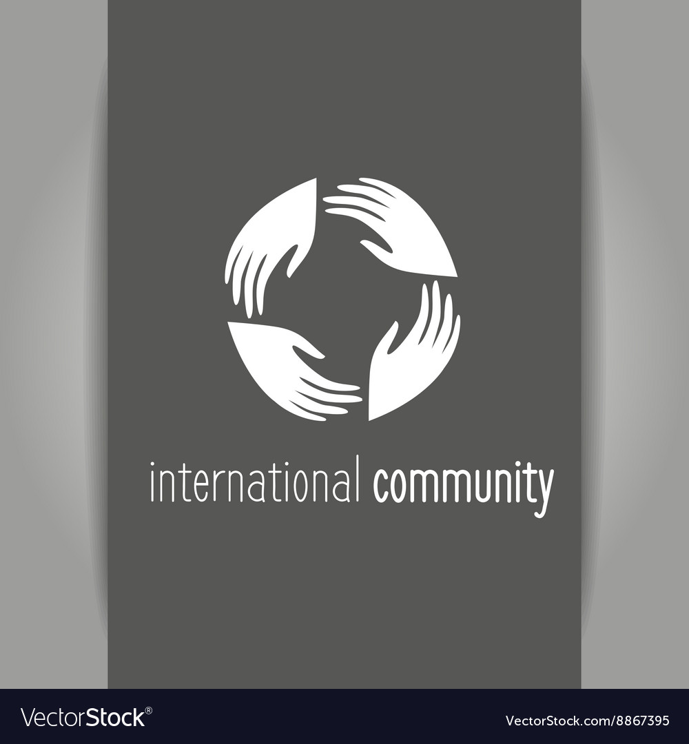 International community Royalty Free Vector Image