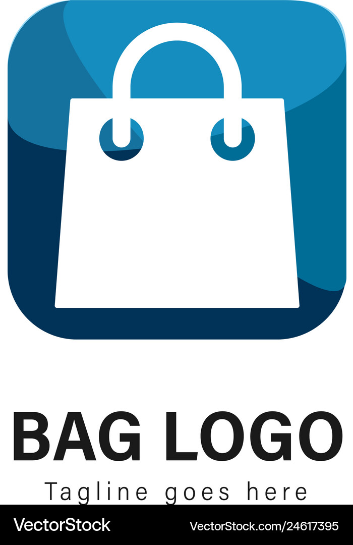 Shop logo template design logo with modern Vector Image