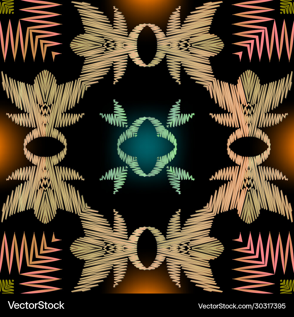 Tapestry colorful striped seamless pattern Vector Image