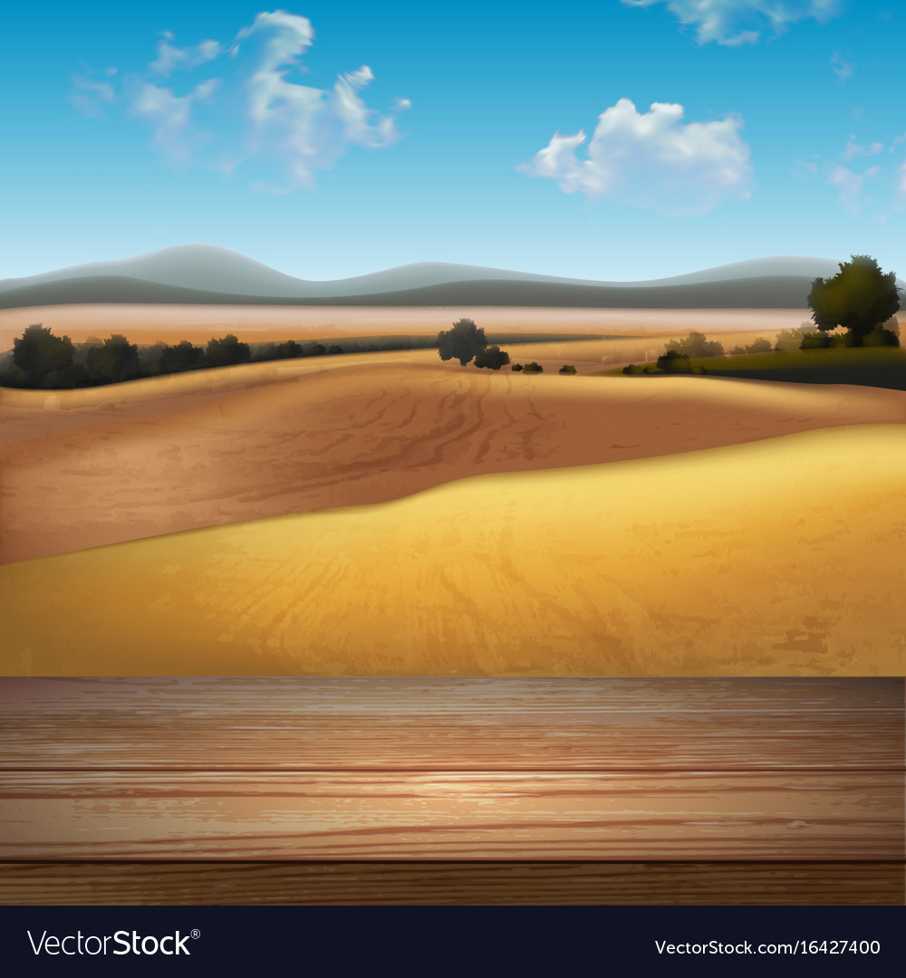 Abstract landscape background Royalty Free Vector Image