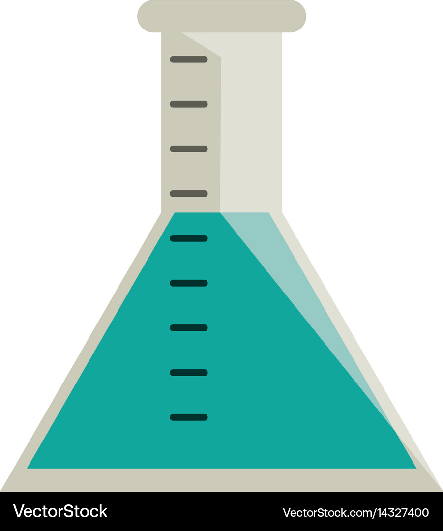 Laboratory test tube chemistry Royalty Free Vector Image