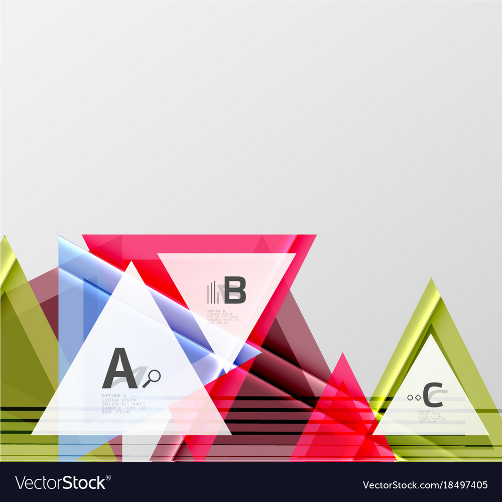 Colorful abstract shapes background Royalty Free Vector
