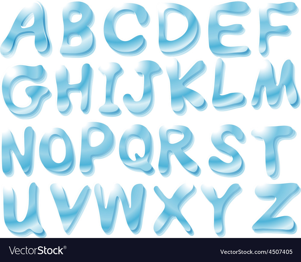 Fonts Royalty Free Vector Image - VectorStock