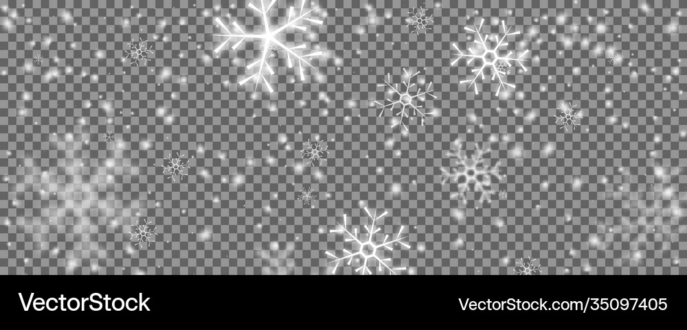 Snow background winter christmas snowy Royalty Free Vector