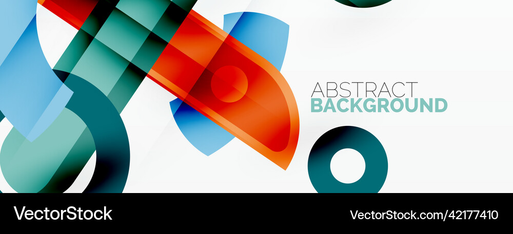 Color geometric stripes lines abstract background Vector Image
