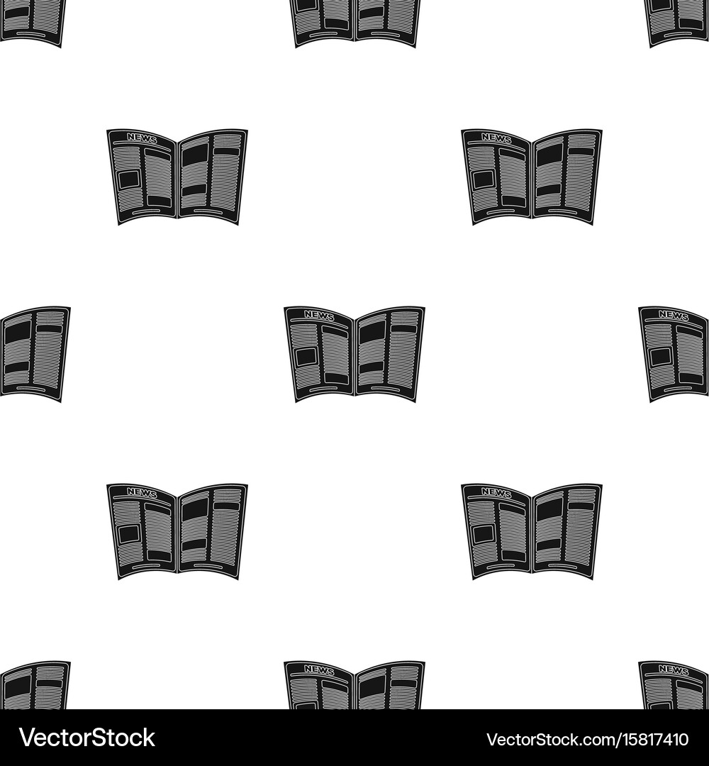 Newspaperold age single icon in black style Vector Image