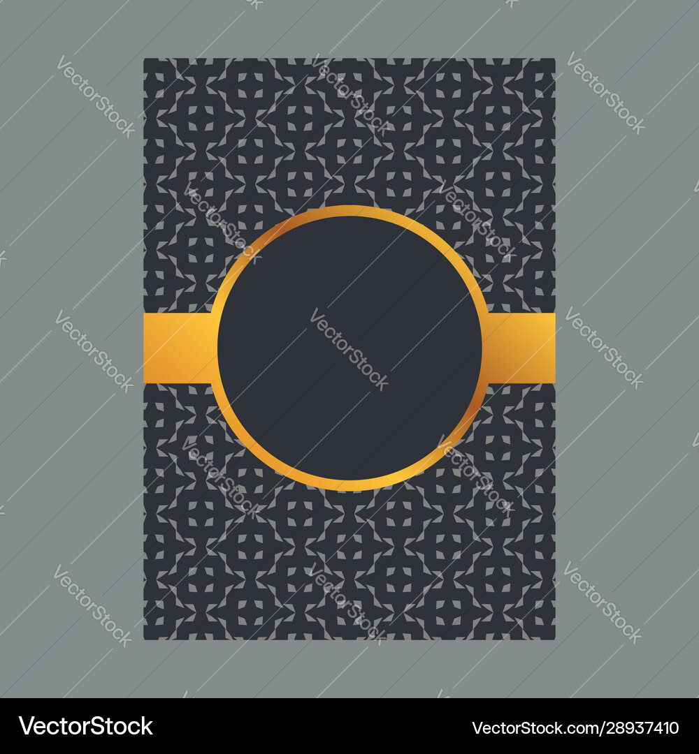 Ornament pattern page cover layouts for wedding Vector Image