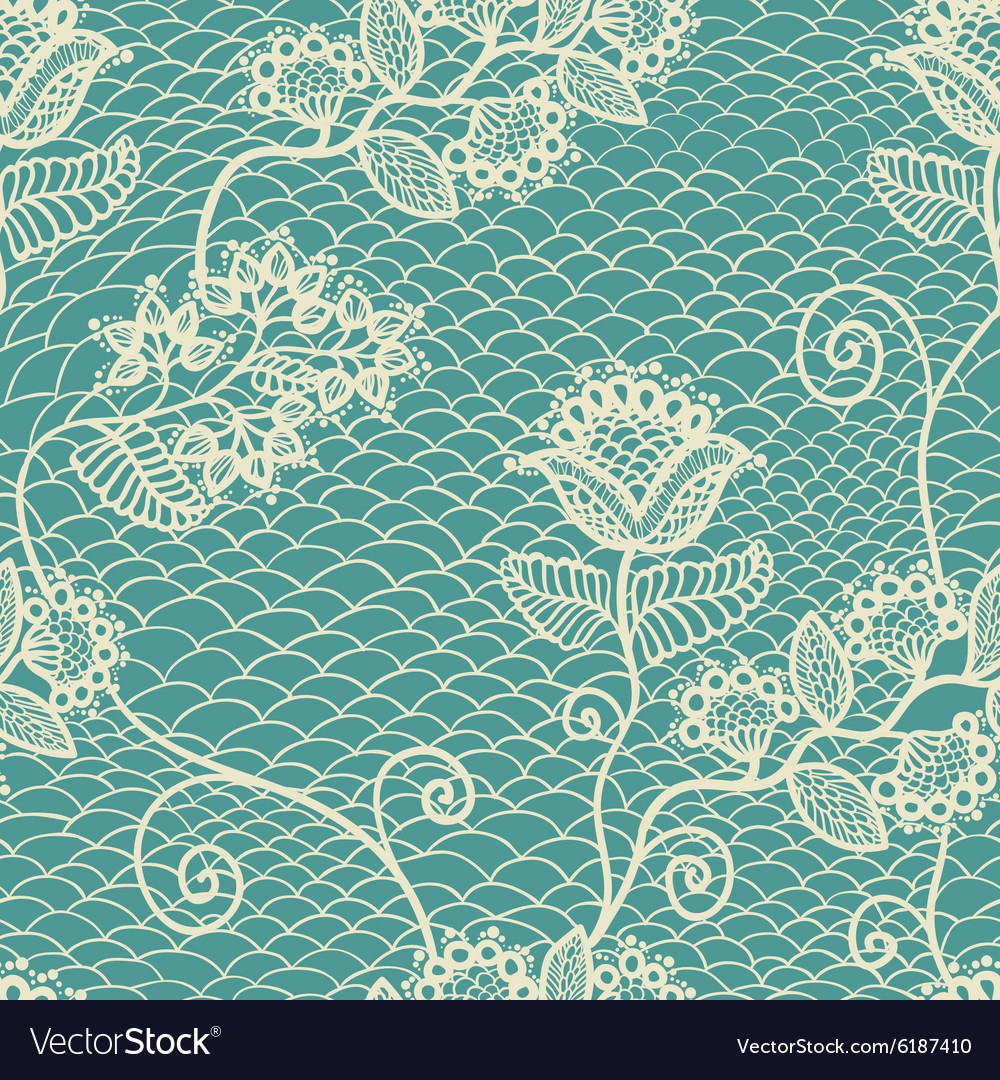 Seamless lace pattern Royalty Free Vector Image