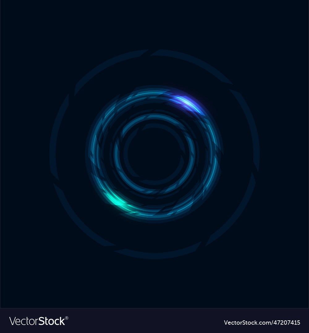 Abstract energy circles Royalty Free Vector Image