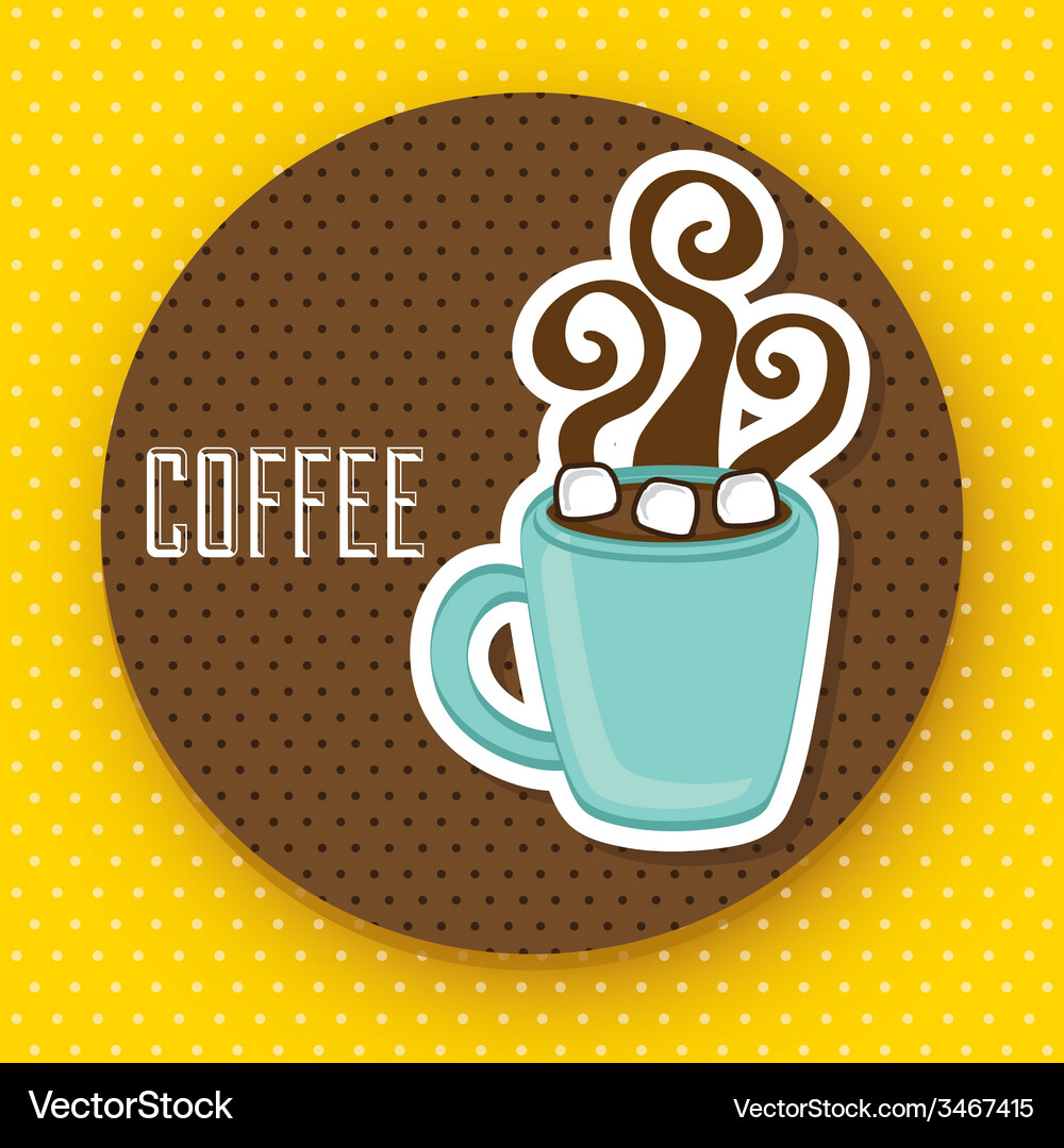 Coffee design Royalty Free Vector Image - VectorStock