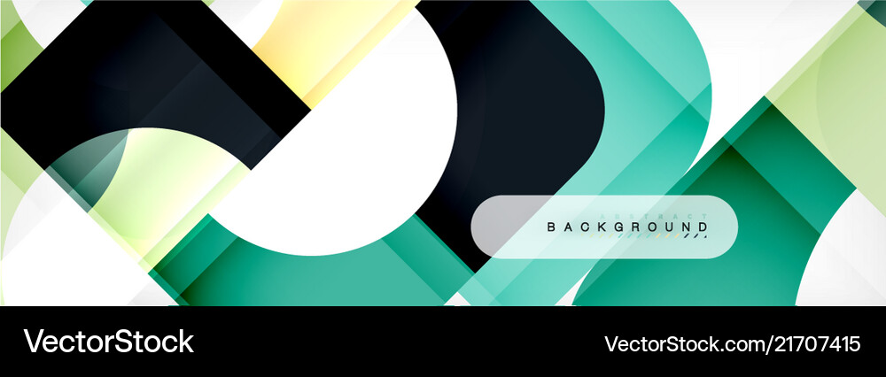 Color square shapes geometric modern abstract Vector Image