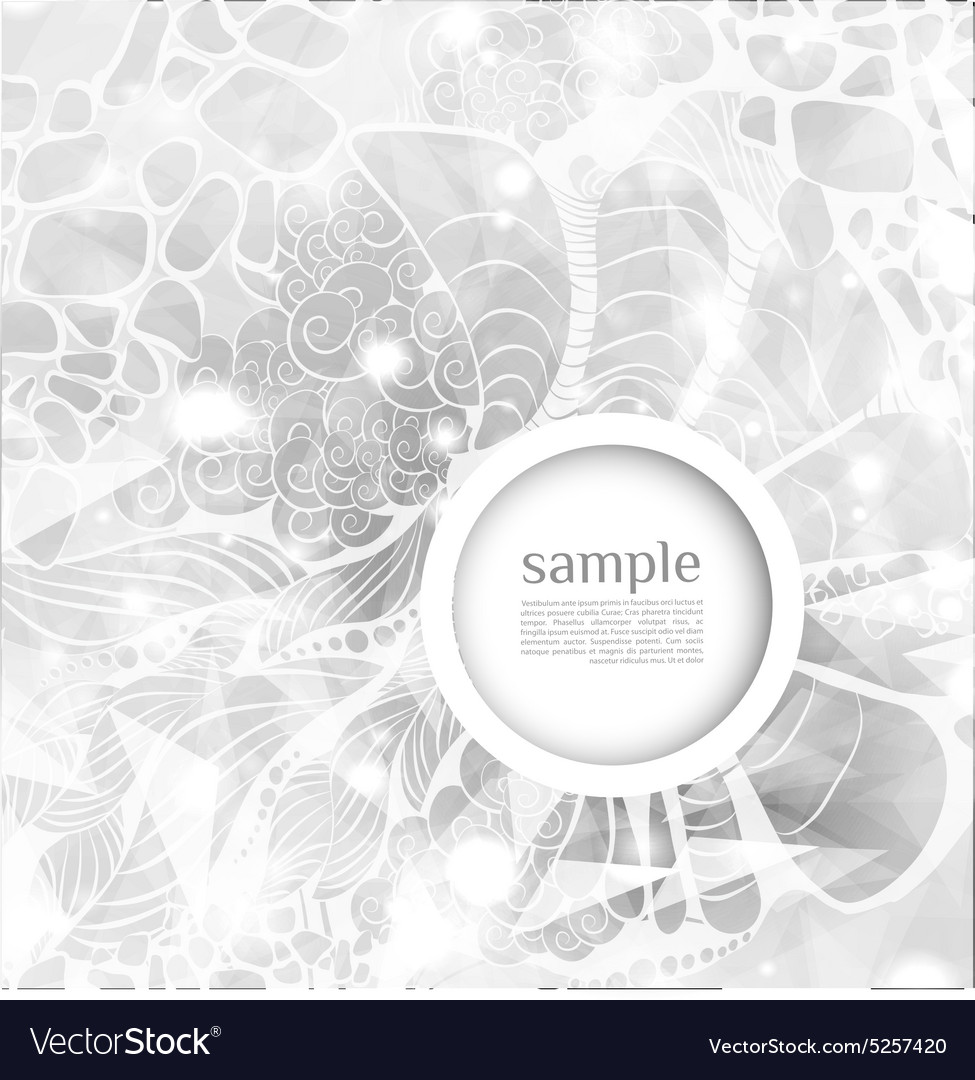 Abstract background with a white light blur Vector Image