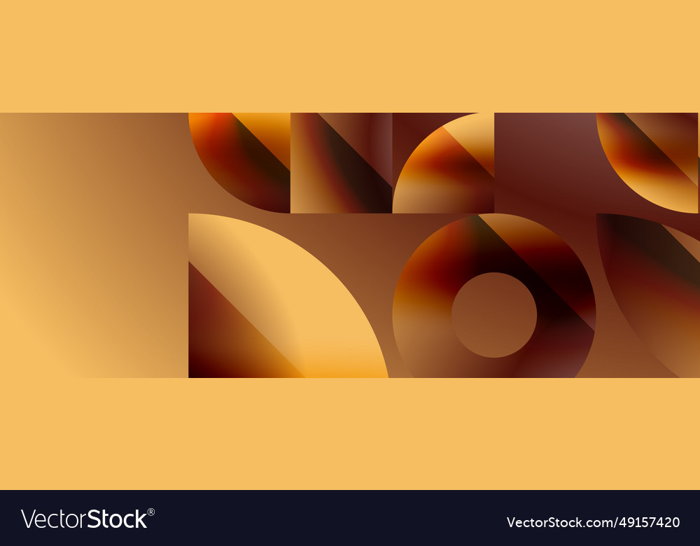 Simple geometric forms - dynamic Royalty Free Vector Image