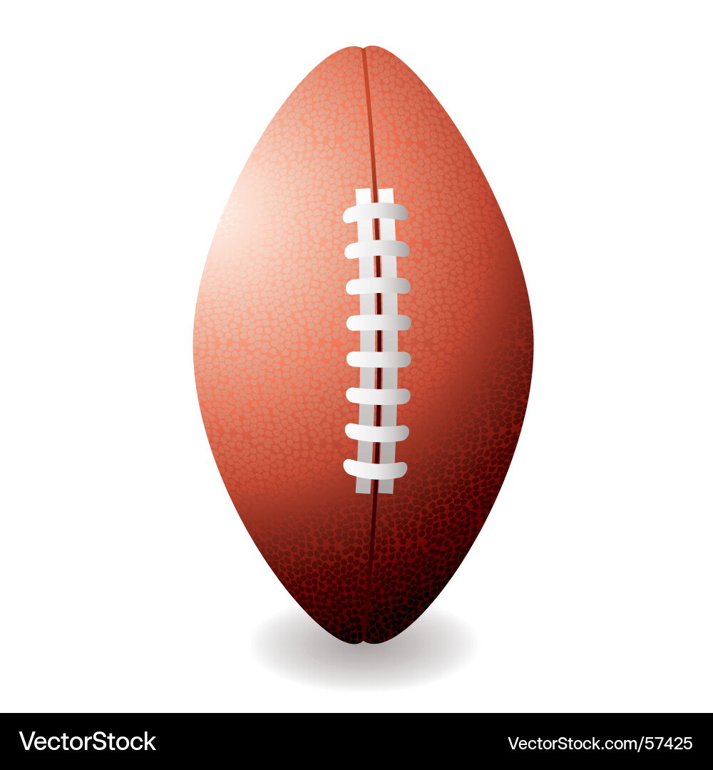American football Royalty Free Vector Image - VectorStock