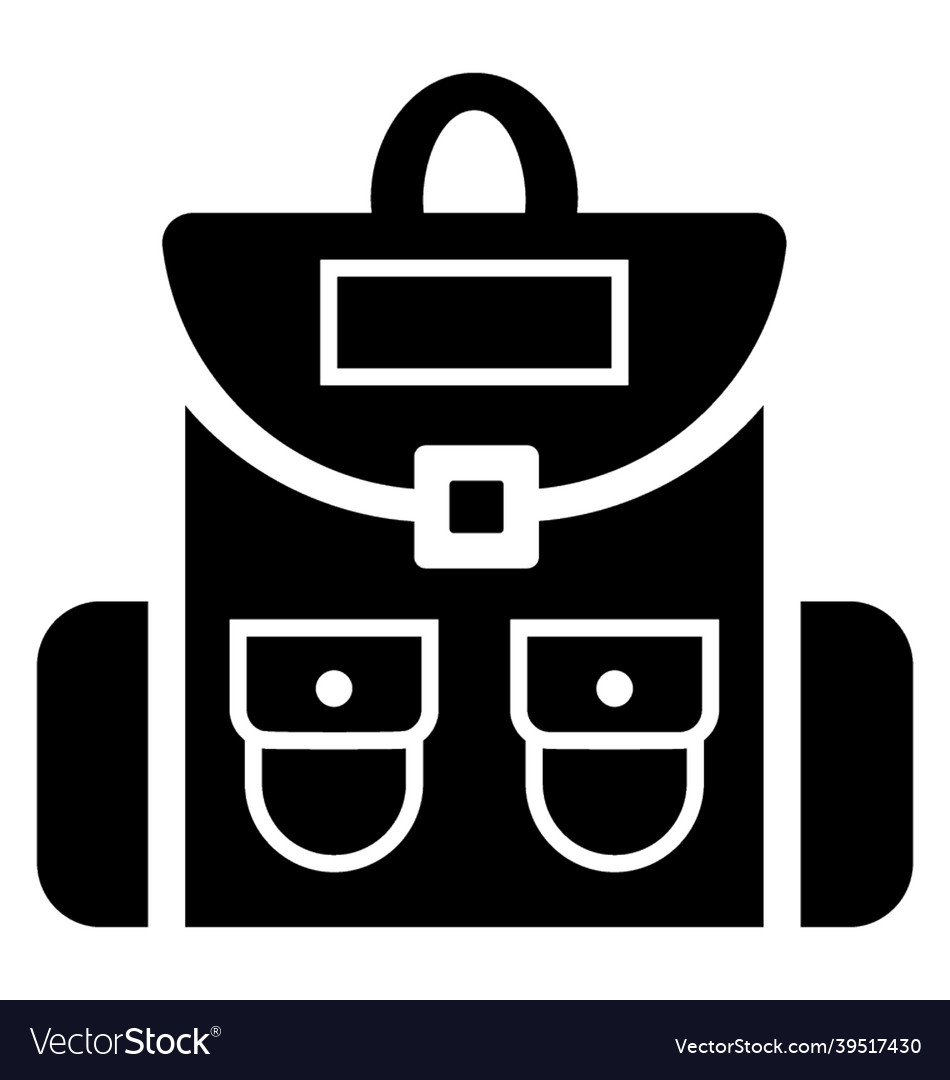 Backpack Royalty Free Vector Image - VectorStock
