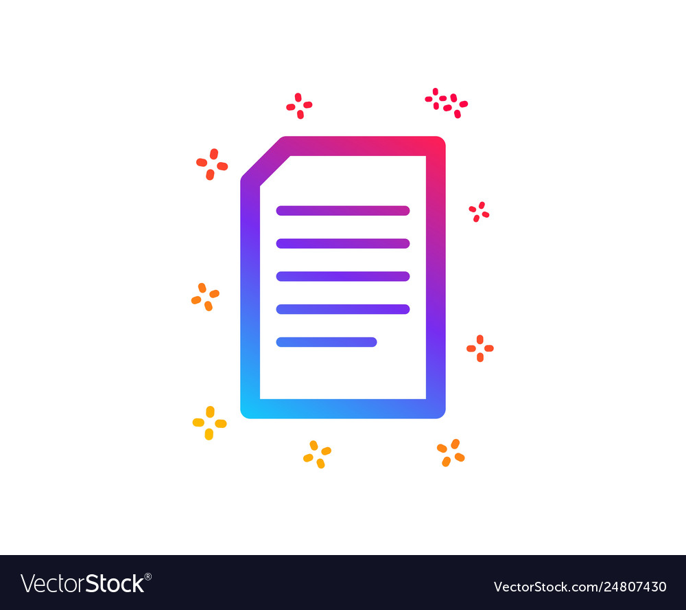 Document management icon file sign Royalty Free Vector Image