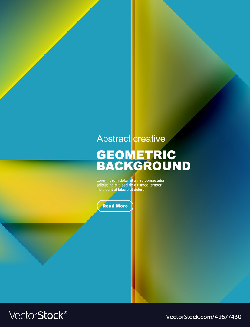 Gradient triangles abstract background Royalty Free Vector