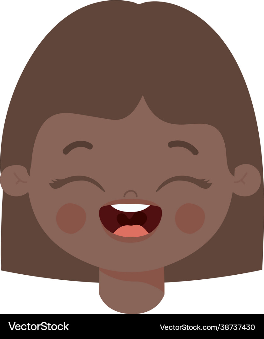 Happy girl design Royalty Free Vector Image - VectorStock