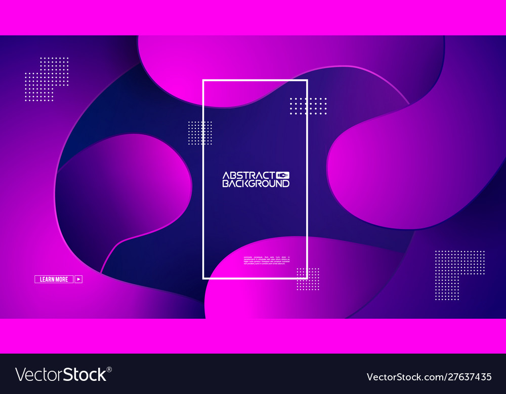 Geometric background flat layout template Vector Image