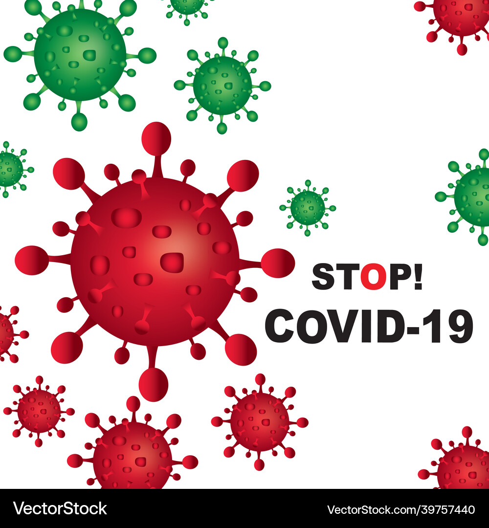 3d corona virus transparent background Royalty Free Vector
