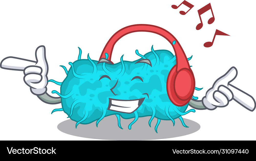 Bacteria prokaryote cartoon design concept Vector Image
