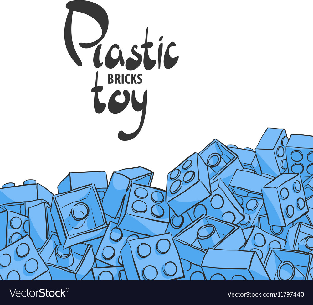 Elements plastic constructor Royalty Free Vector Image