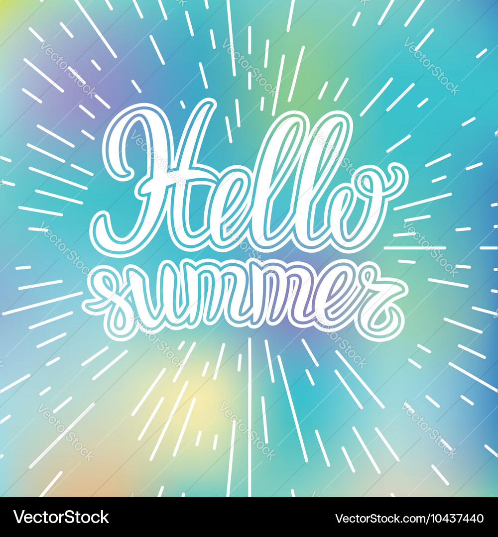 Hand lettering inspirational typography poster Vector Image
