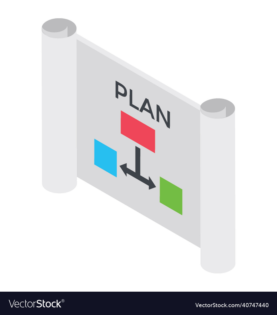 Project plan Royalty Free Vector Image - VectorStock