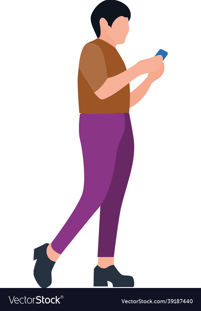 Texting Royalty Free Vector Image - VectorStock