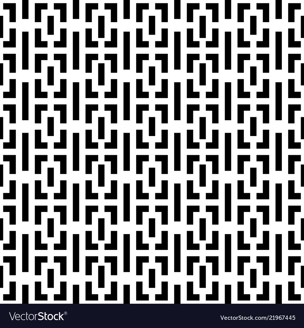 Abstract seamless pattern background maze Vector Image