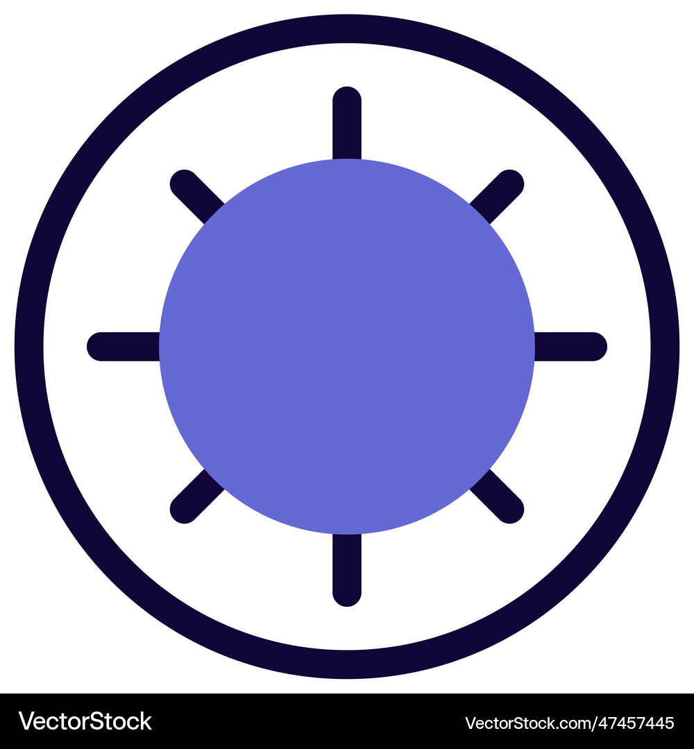 Round frame a classic piece of wall decor Vector Image