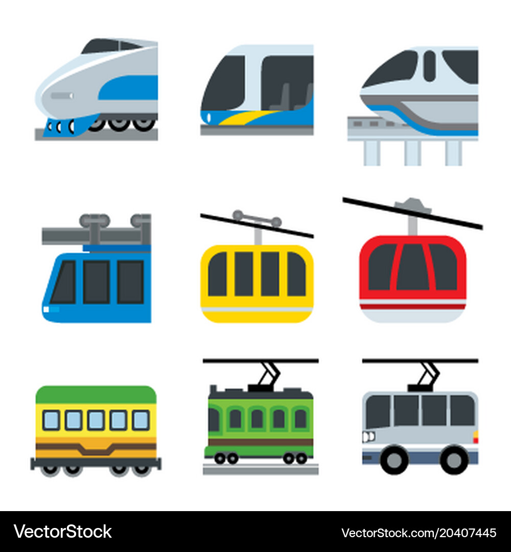 Transportation car vehicles transport Royalty Free Vector