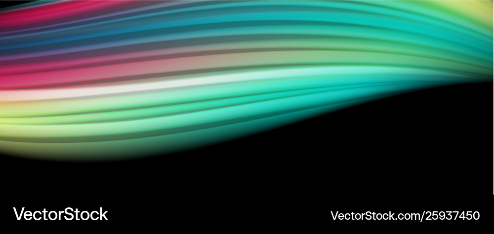 Flowing liquid colors - modern colorful flow Vector Image